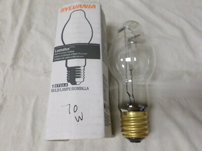 SYLVANIA LUMALUX 70 WATT HIGH PRESSURE SODIUM LAMP LU70/PLUS/ECO New ...