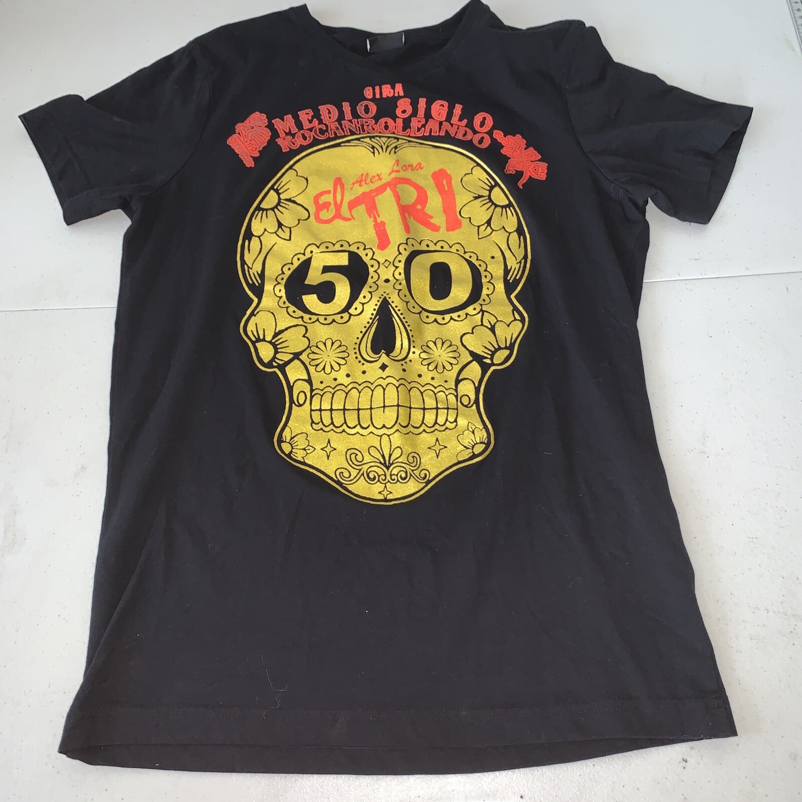 EL TRI T-Shirt RARE Logo Mexico Alex Lora 2019 Tour - Gem