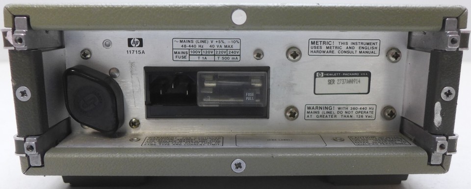Agilent/HP 11715A AM/FM Test Source - Tested and Working #9 | eBay