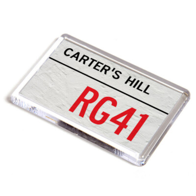 FRIDGE MAGNET - Carter's Hill RG41 - UK Postcode | eBay UK
