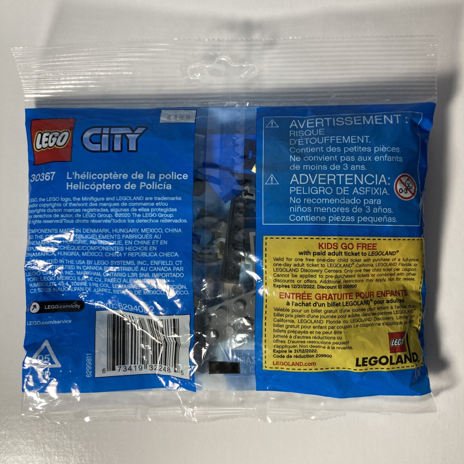 Lego CITY 30367 POLICE HELICOPTER ~ New/Sealed In Bag 673419322485| eBay