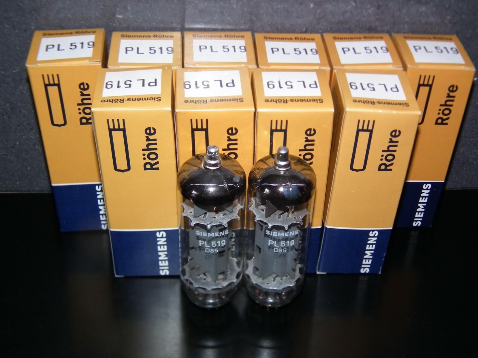 PL519 Siemens West Germany 40KG6 PLATINUM Matched PAIR EAR859 EAR861 ...