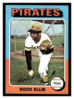 1975 Topps Mini Baseball #385 Dock Ellis 75M | eBay