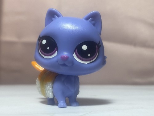 [Littlest Pet Shop] LPS No # Sans Number Purple SUSHI Cat Hungry Pets ...
