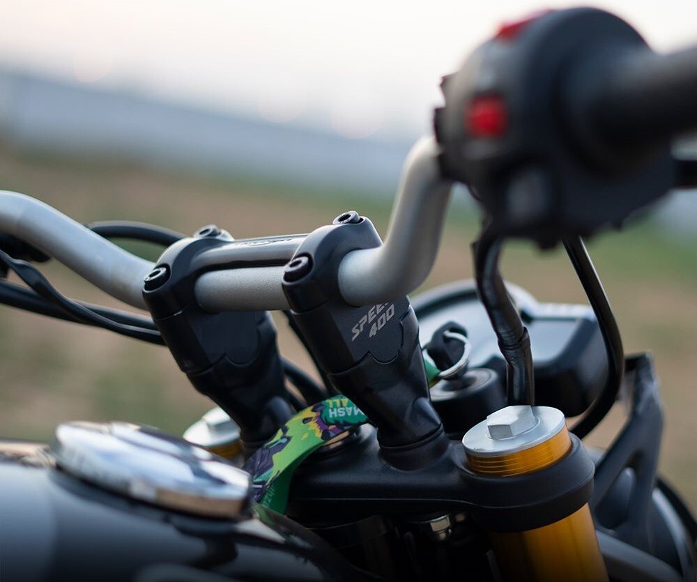 Vertical Handle Risers for TRIUMPH SPEED 400 | eBay