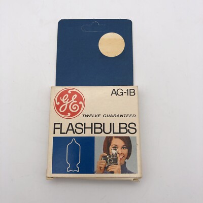 Vintage GE General Electric AG-1B Blue Flash Bulbs New Old Stock 6 In ...