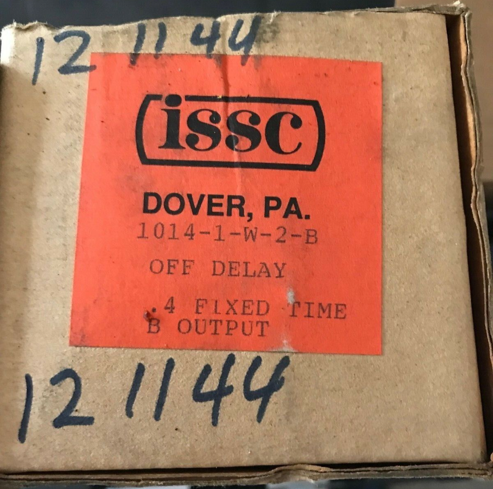 ISSC Timer 1014-1-W-2-B -- Fixed Time OFF DELAY .4 Seconds - 120V | eBay