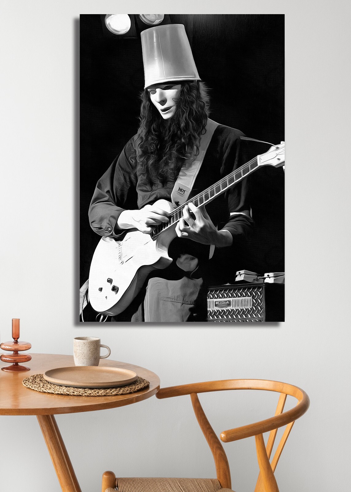 Buckethead Canvas Poster 24x36 Concert Photo Wall Art Print - DIGITAL ...