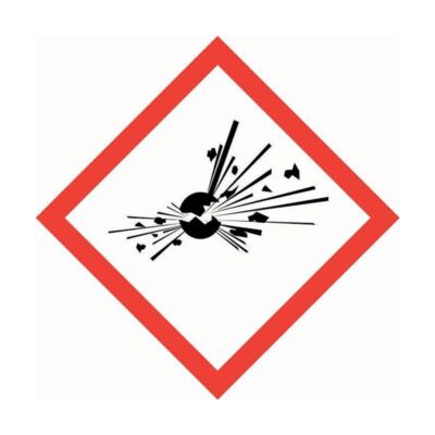 Brady GHS Pictogram Label - Exploding Bomb 20 x 20mm Self Adhesive ...