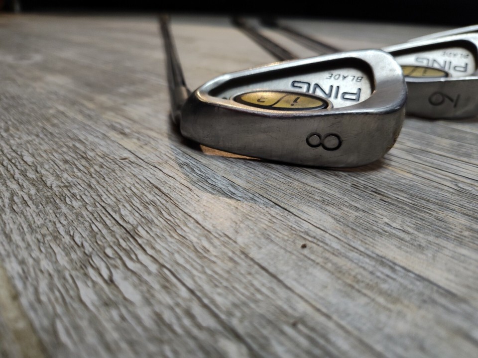 PING I3 BLADE RH 3-PW IRON SET, JZ Steel Stiff, Black Dot, Lamkin Tour ...