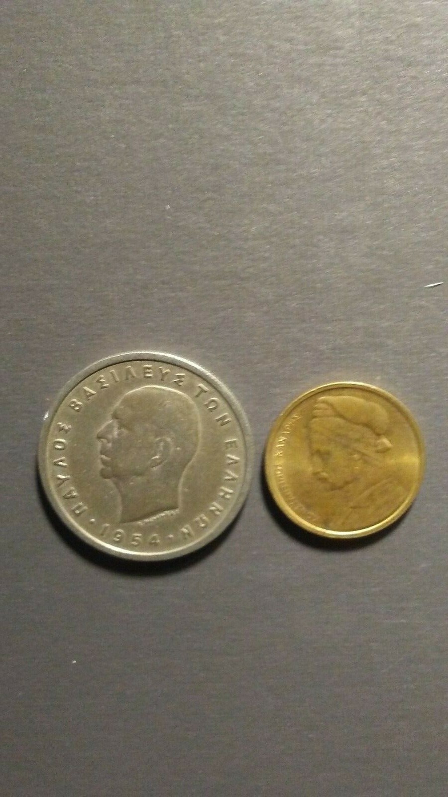 1954 GREECE 5 APAXMAI AND 1 1976 APAXMAH COINS! CC859XXX | eBay