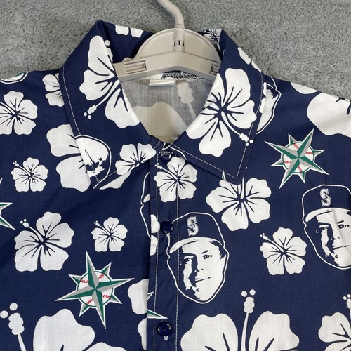 Seattle Mariners hawaiian shirt Youth Large Lou Piniella MLB Aloha ...