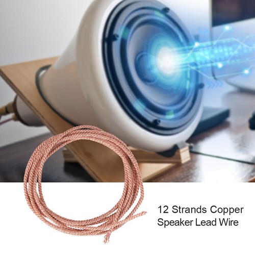 12 Strands Speaker Lead Wire Subwoofer Woofer Lead Wire Repair Braided ...
