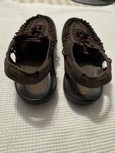 Keen Uneek Men’s Rope Bungee Sandals Outdoors Hiking Brown Water Size ...