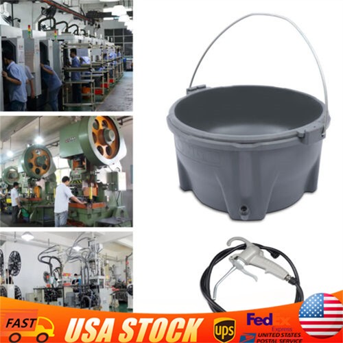 Handheld Oiler Bucket Oil Gun Kit Lubricator of Pipe Threader Threading ...