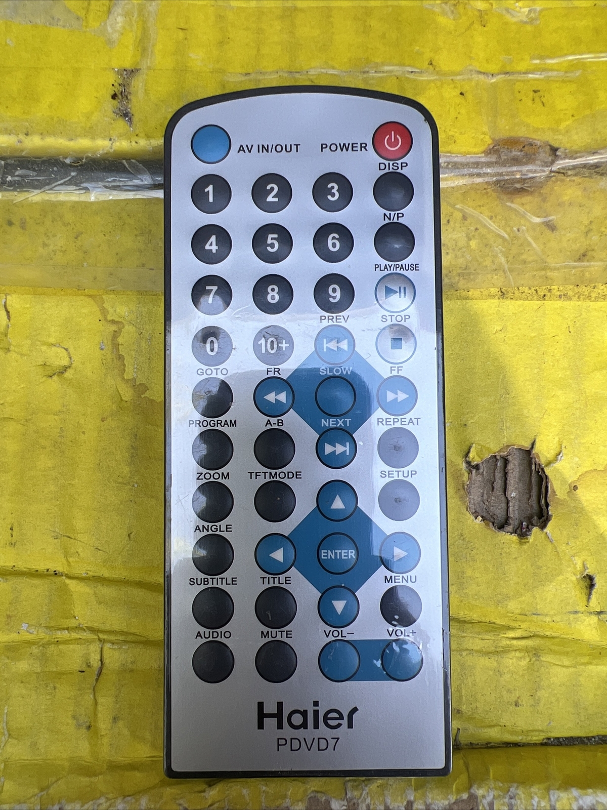 HAIER - PDVD 7" Portable DVD Player Remote | eBay