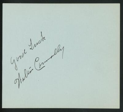 WALTER CONNOLLY (1887-1940) signed album page "It Happened One Night ...