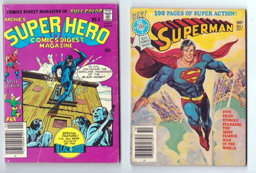 1979 Comics Digest twin pack The Best of DC Superman & Archie's Super ...