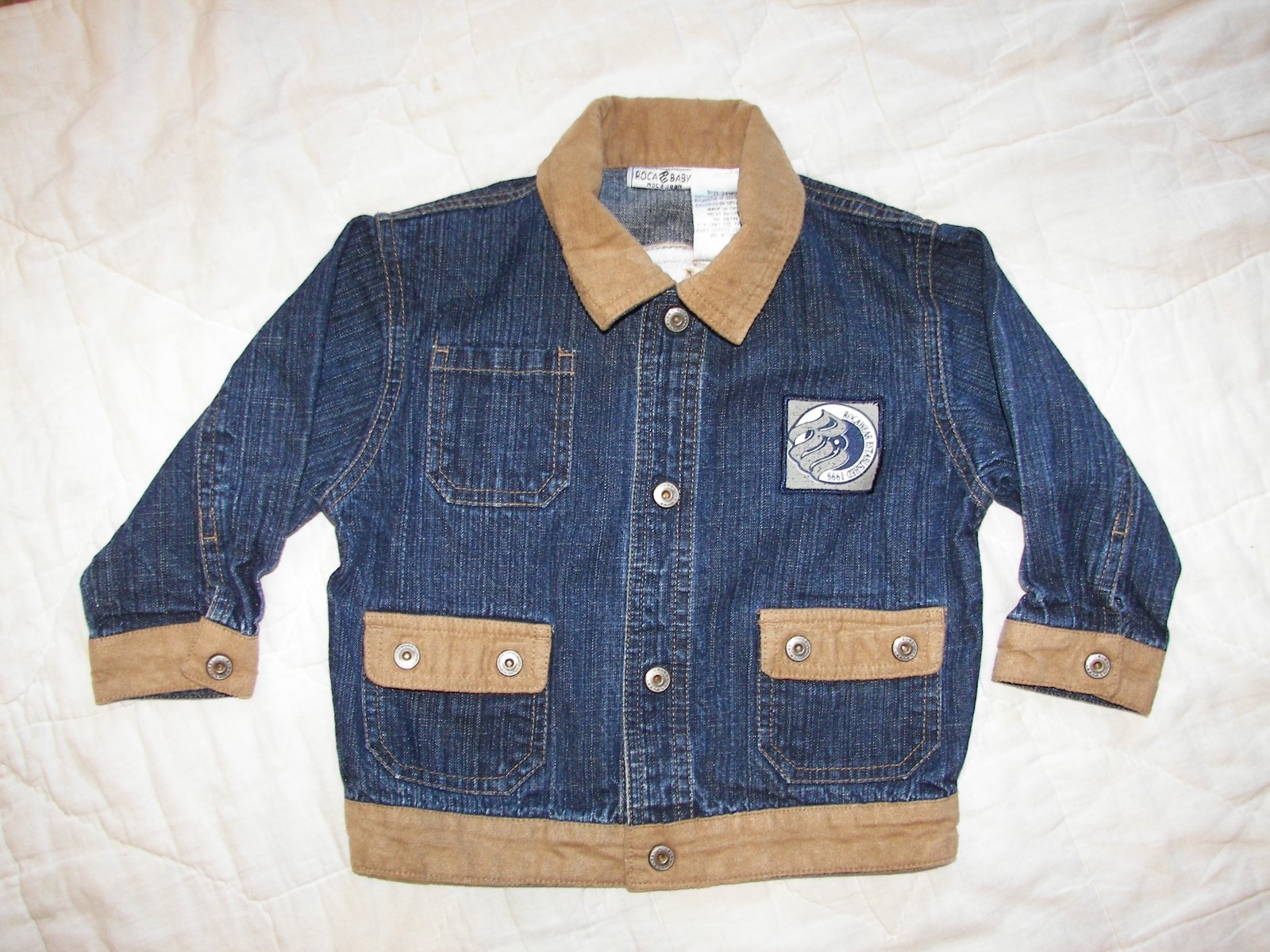 Boys Roca Baby / Roca Wear Denim Jacket - Size 24 Months | eBay