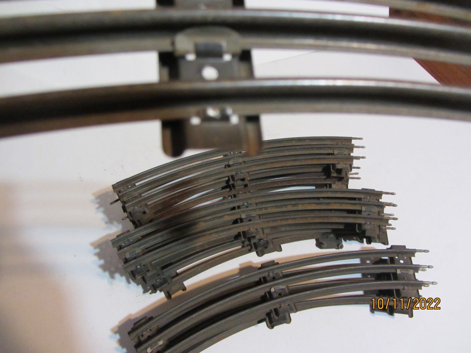LIONEL SET LOT OF 12 ORIGINAL 0-27 FULL CURVE RAILROAD TRACKS | eBay