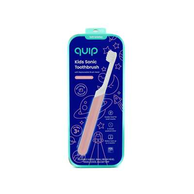 Quip Sonic Toothbrush for Kids Glow in the Dark PINK - New | eBay