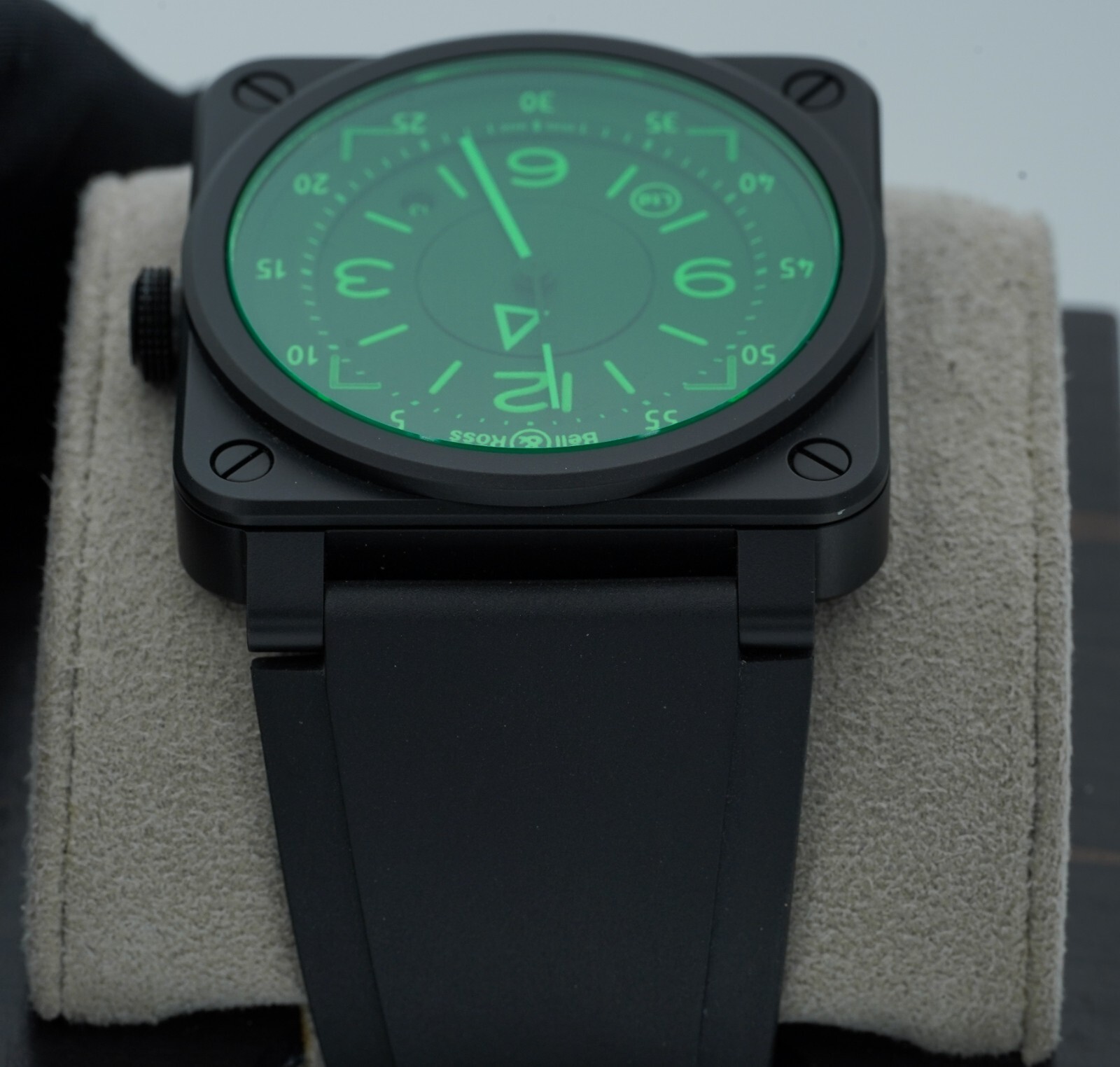 Bell & Ross BR03 03-92 HUD LIMITED EDITION AUTOMATIC BLACK DIAL BOXES ...