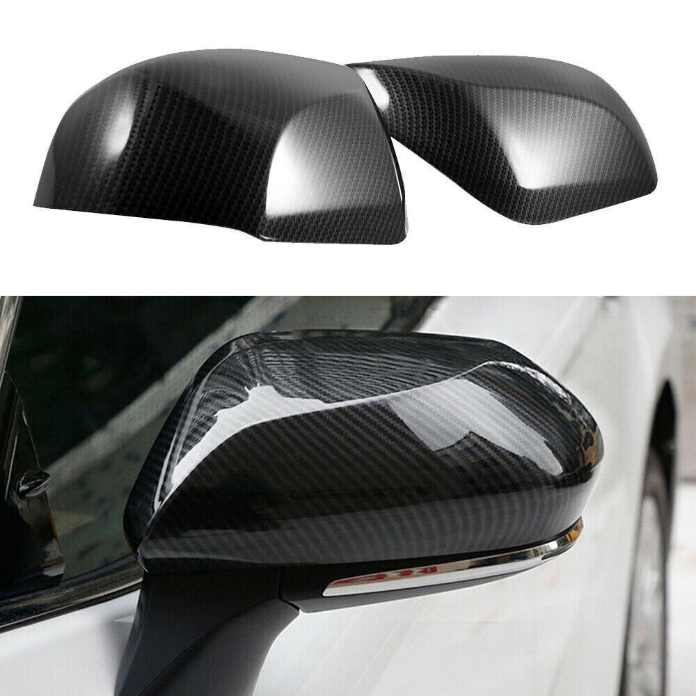 For 2018 2019 2020 2021 22 Toyota Camry Carbon Fiber Side Mirror Cover ...