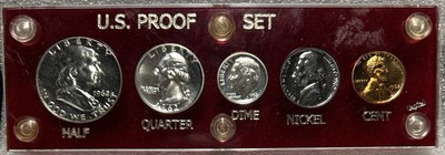 1962 Proof Set 5 Silver Coin - In Capital Proof Set Holder BOX-CS3 | eBay