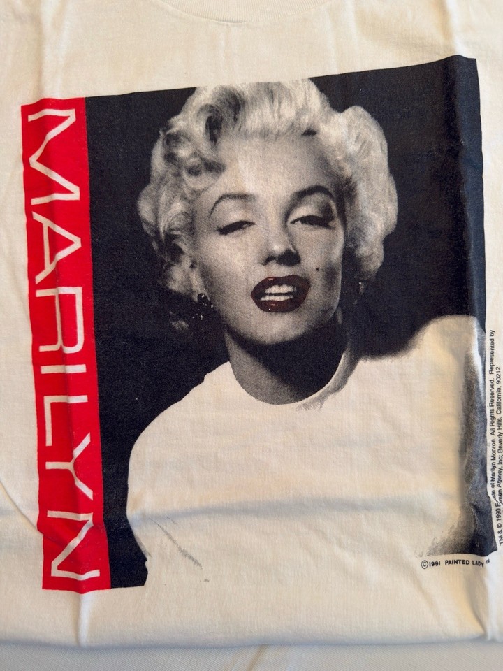 VINTAGE 1991 Painted Lady Marilyn Monroe Shirt | eBay