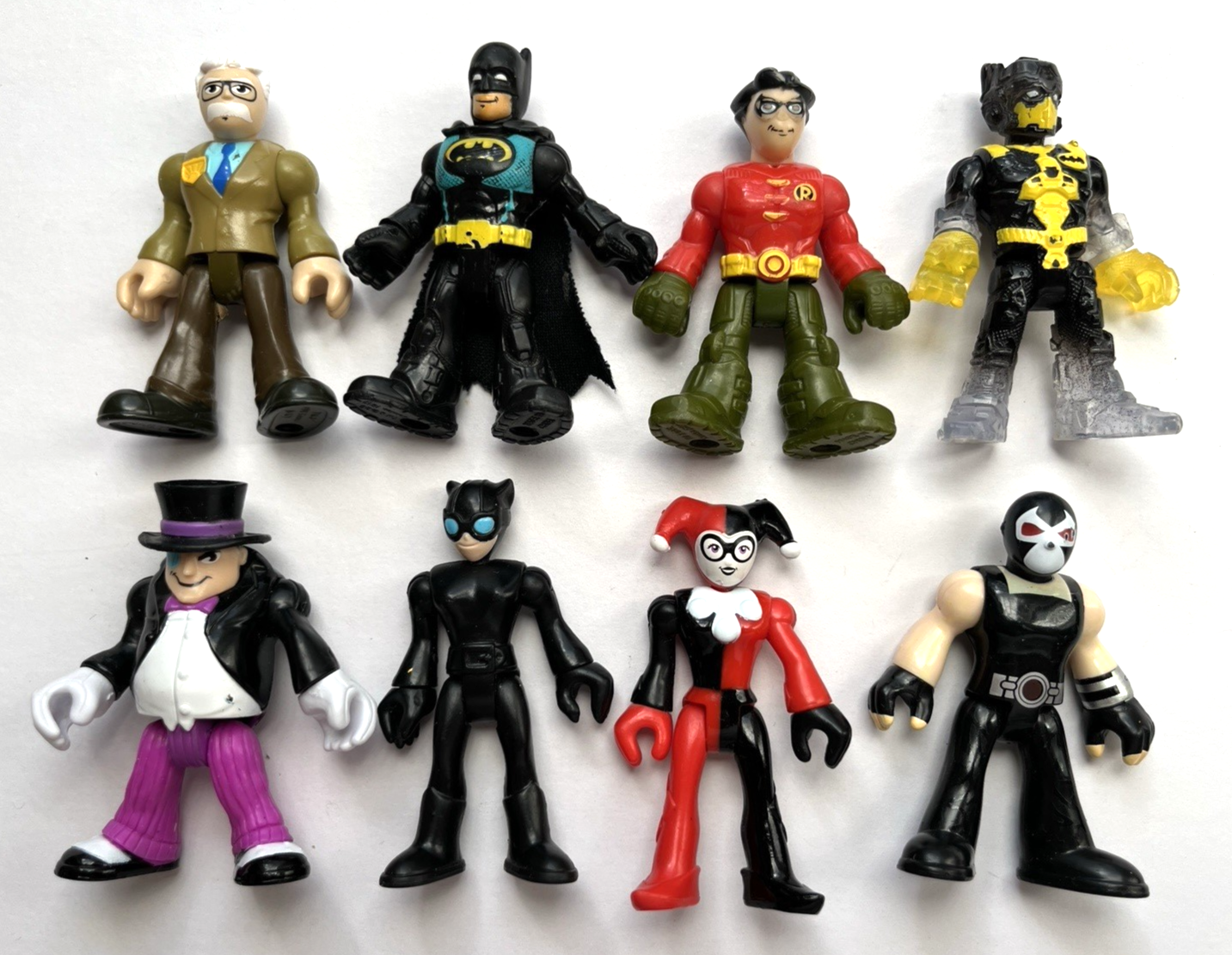 lot of 8 Fisher Price Imaginext DC SUPER FRIENDS Figures BATMAN BANE ...