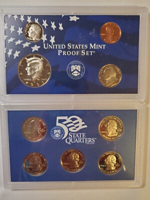 1999-S US Mint Proof Set Gem Coins w/ Box & COA | eBay