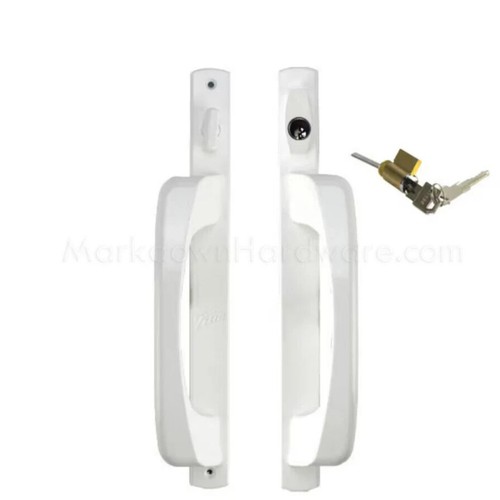 Pella Active Interior & Exterior Sliding Patio Door Handle + Key Lock ...