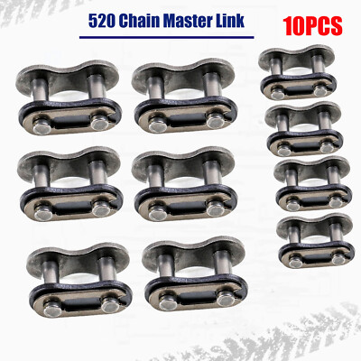 10 Links Master Link 520 Chains for Motorcycle Dirt Bikes Coolster ...