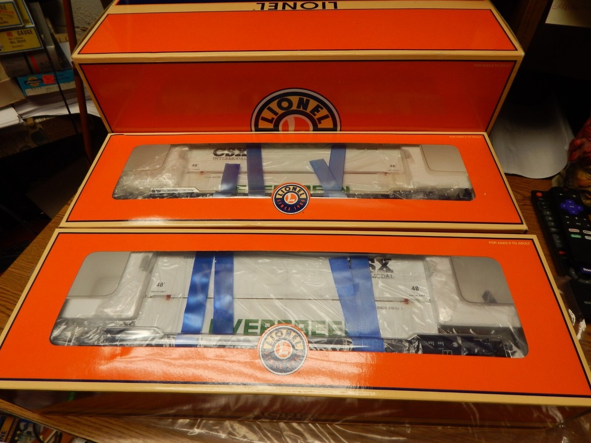 LIONEL 6-21894 CSX HUSKY STACK 2 CAR SET NEW IN BOX 0 SCALE LIONEL 6-21894 CSX HUSKY STACK 2 CAR SET NEW IN BOX 0 SCALE