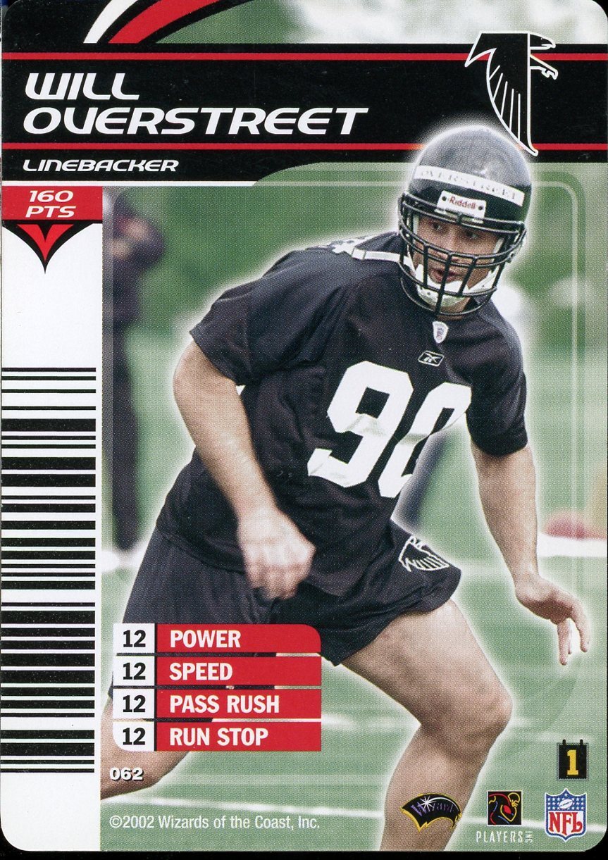 2003 NFL Showdown WILL OVERSTREET FALCONS #062 | eBay