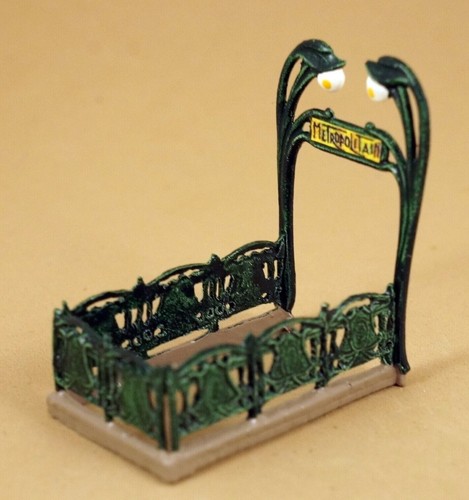 J Carlton Gault French Miniature Paris Metro Entrance Art Nouveau ...