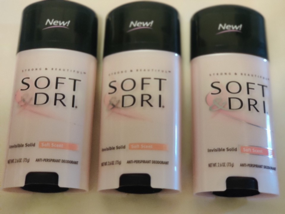 Soft & Dri Invisible Solid Anti Perspirant Soft Scent 2.6 oz Vintage ...