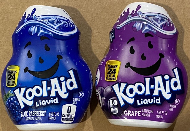 Kool-Aid Blue Raspberry Liquid Drink Mix 1.62 FL Oz for sale online | eBay