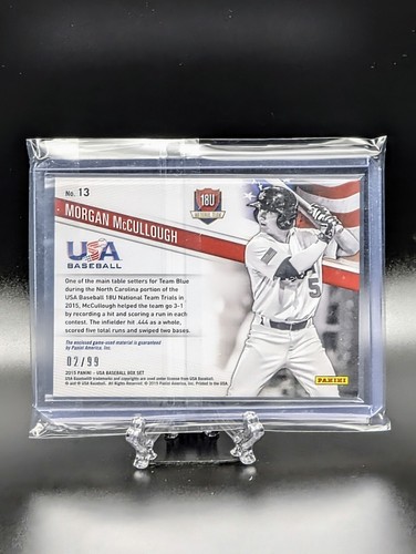 2015 Panini USA Baseball - Box Set 18U National Team Team Jerseys #13 ...