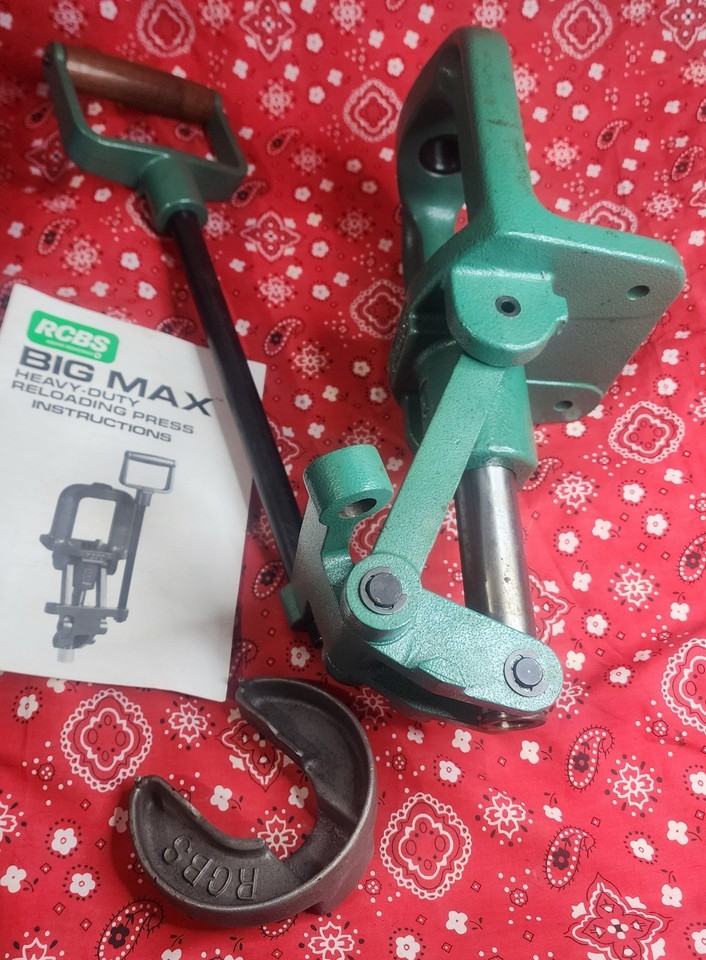 RCBS BIG MAX A4 RELOADING PRESS W/ HARD TO FIND MULTIPLE UNIVERSAL ...