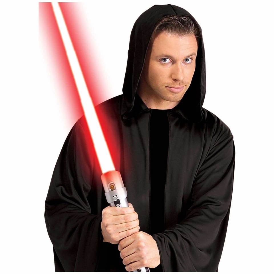 Sith Luke Skywalker Dark Jedi Star Wars Adult Mens Costume Hooded Robe ...