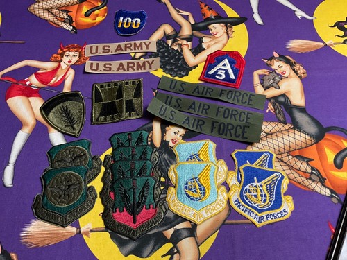 20 US Military Pacific Air Force Army Patches Command Mobility Combat ...