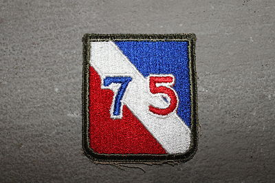 WW2 U.S. ARMY 75th INFANTRY DIVISION UNIFORM PATCH | eBay