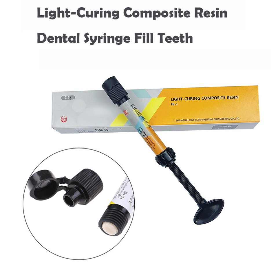 Dental Cement Resin Filling Materials Dentistry Denfil Syringe ...
