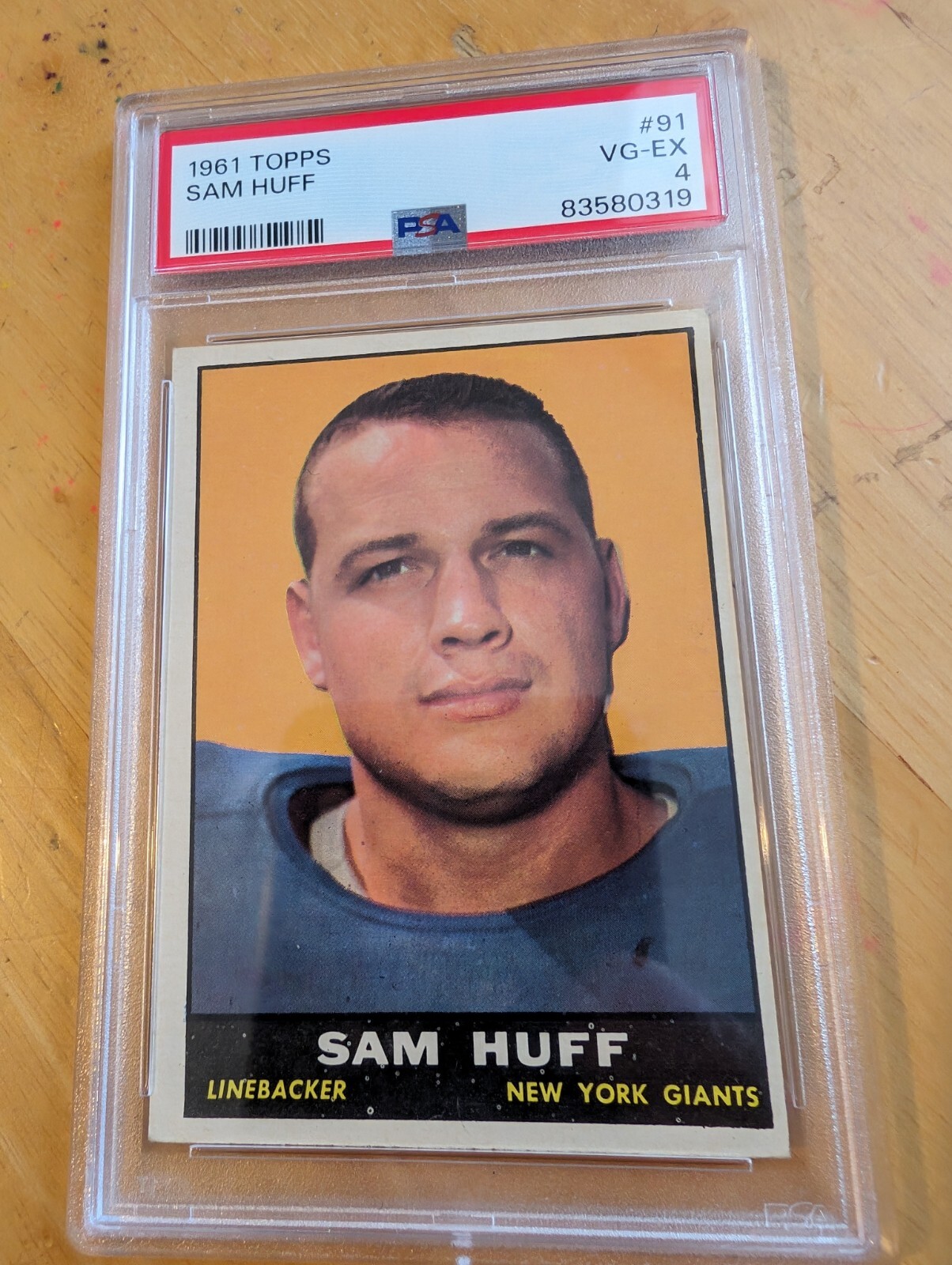 1961 Topps - #91 Sam Huff for sale online | eBay