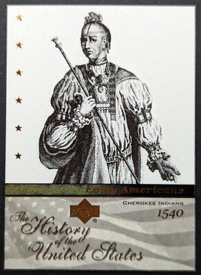 Cherokee Indians 2004 History of America Upper Deck Card #7 (NM) | eBay