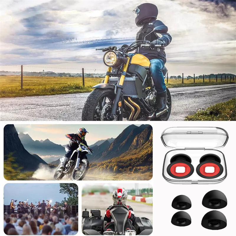 Ear Plugs Motorcycle Motorcycle Ear Plugs Wind Sleep 24 DB Decline Wind ...