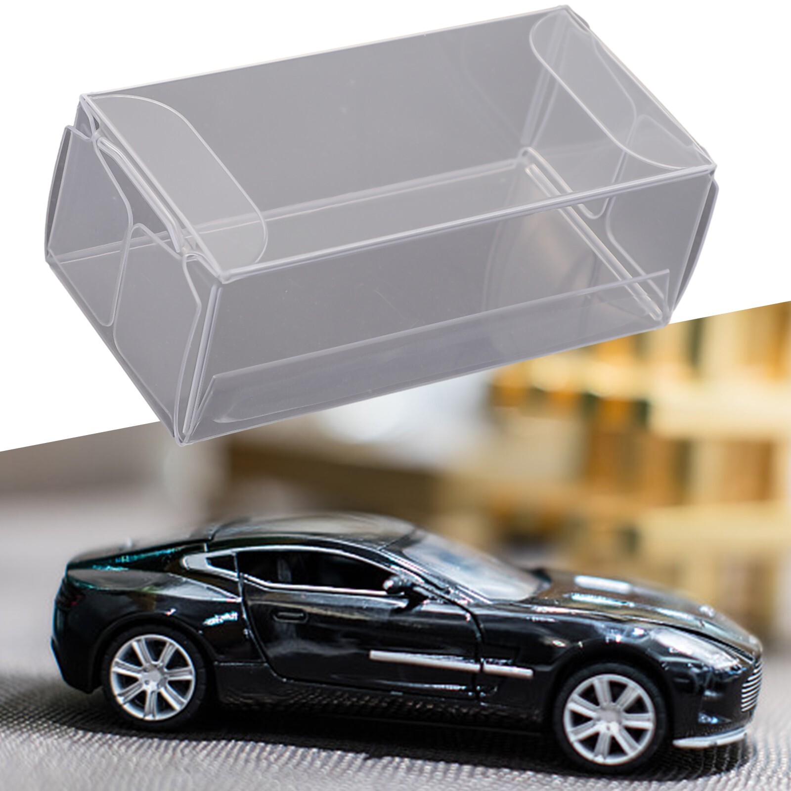 Clear Plastic Display Box Dustproof Protection Toy Doll Car Model Show ...