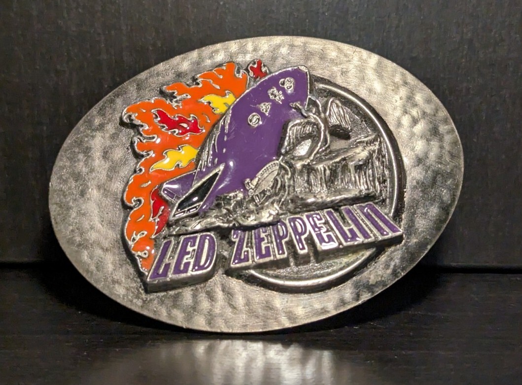 Led Zeppelin 1994 GAP Winterland Productions Myth Gem Belt Buckle RARE ...