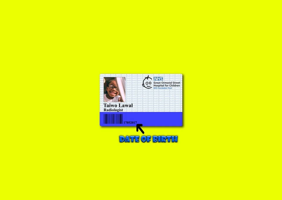 NHS Card Childrens fun ID card GOSH Great Ormond Street Hospital ...